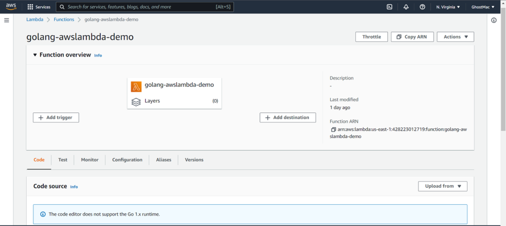 Serverless Computing with Go on AWS Lambda